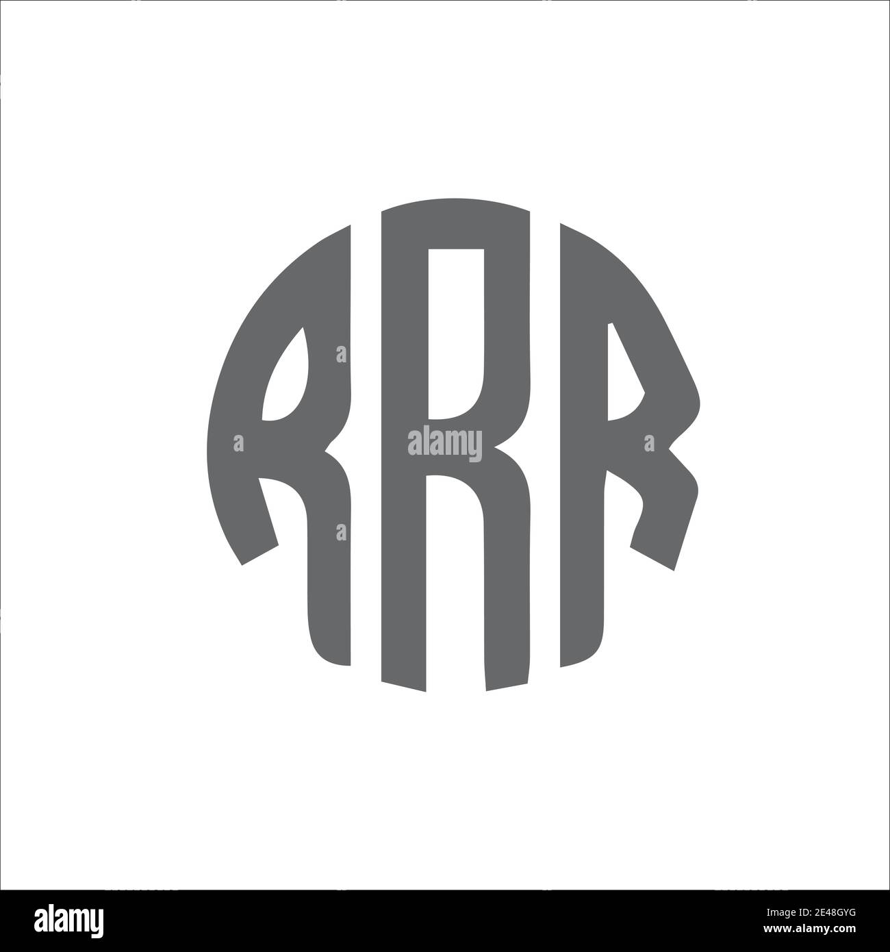 Set of letter circle monogram Stock Vector Image & Art - Alamy