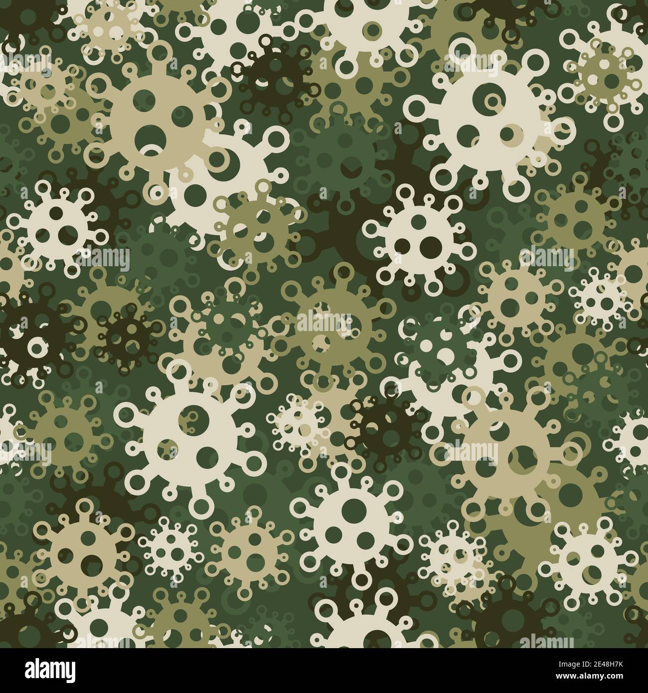 Seamless blue camouflage pattern. Repeating military clothing texture ...