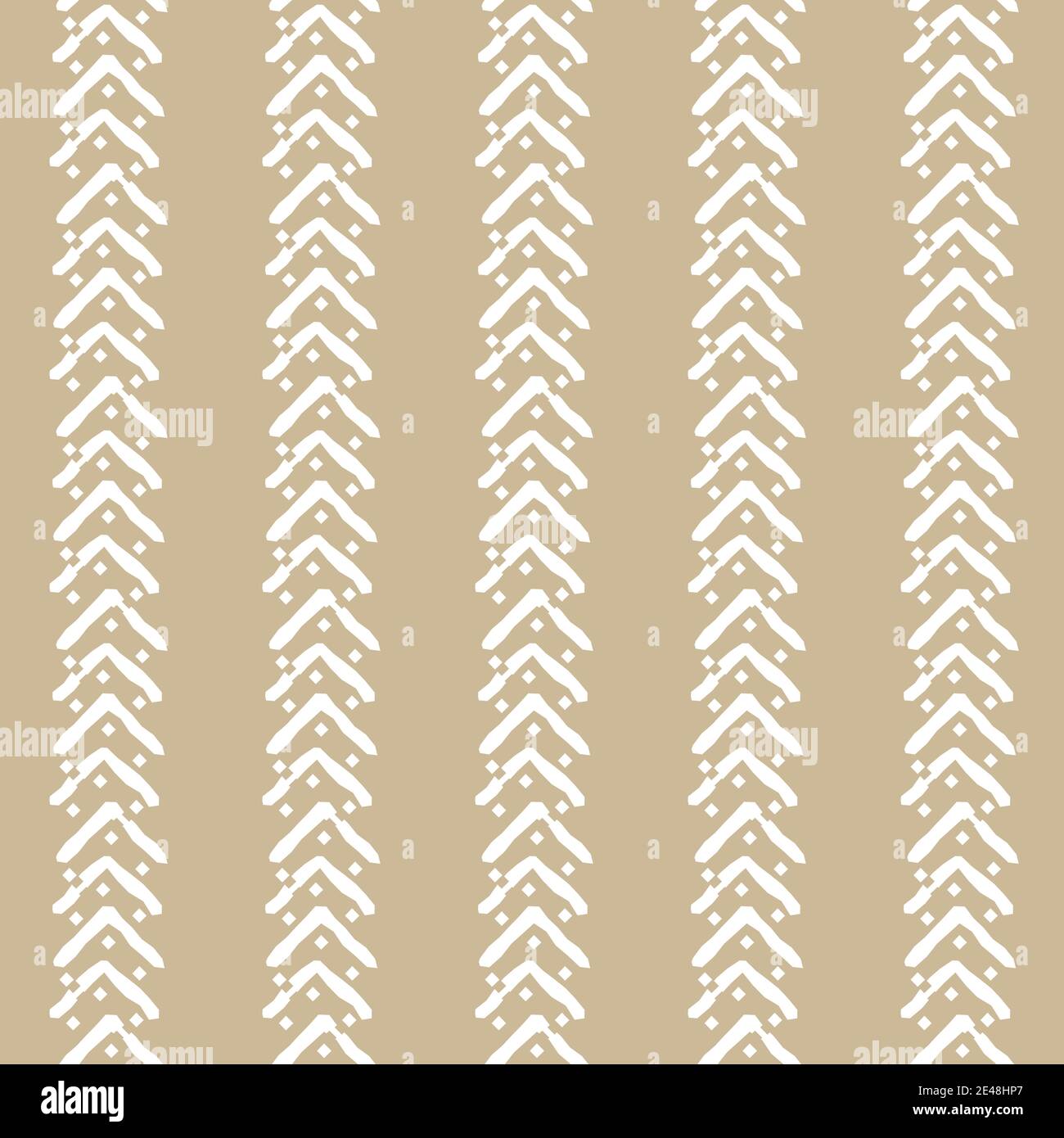 White Seamless vertical repeat border pattern with small jagged lines ...