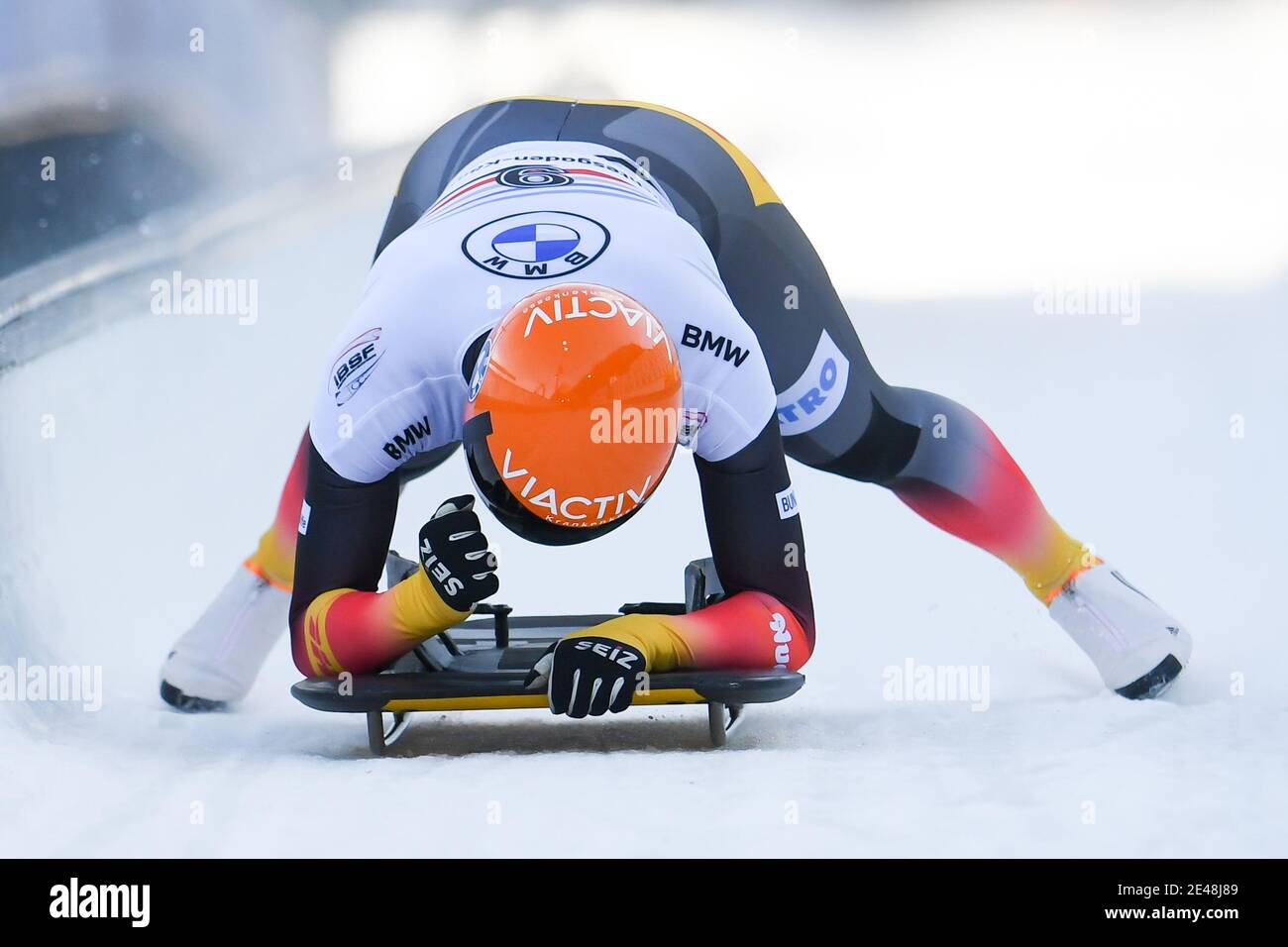 22 January 2021, Bavaria, Schönau Am Königssee: Skeleton: World Cup ...