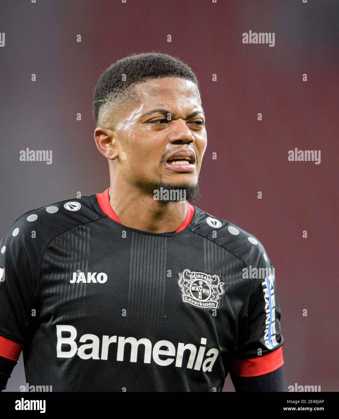 Leon BAILEY (LEV) facial expressions, Soccer 1. Bundesliga, 17th ...