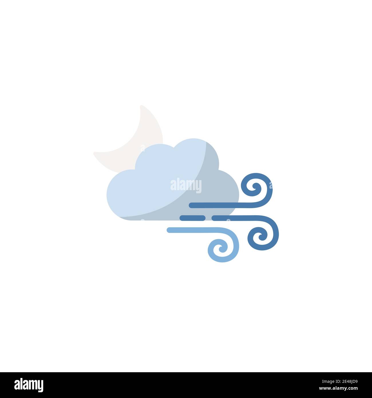 Strong wind Stock Vector Images - Alamy