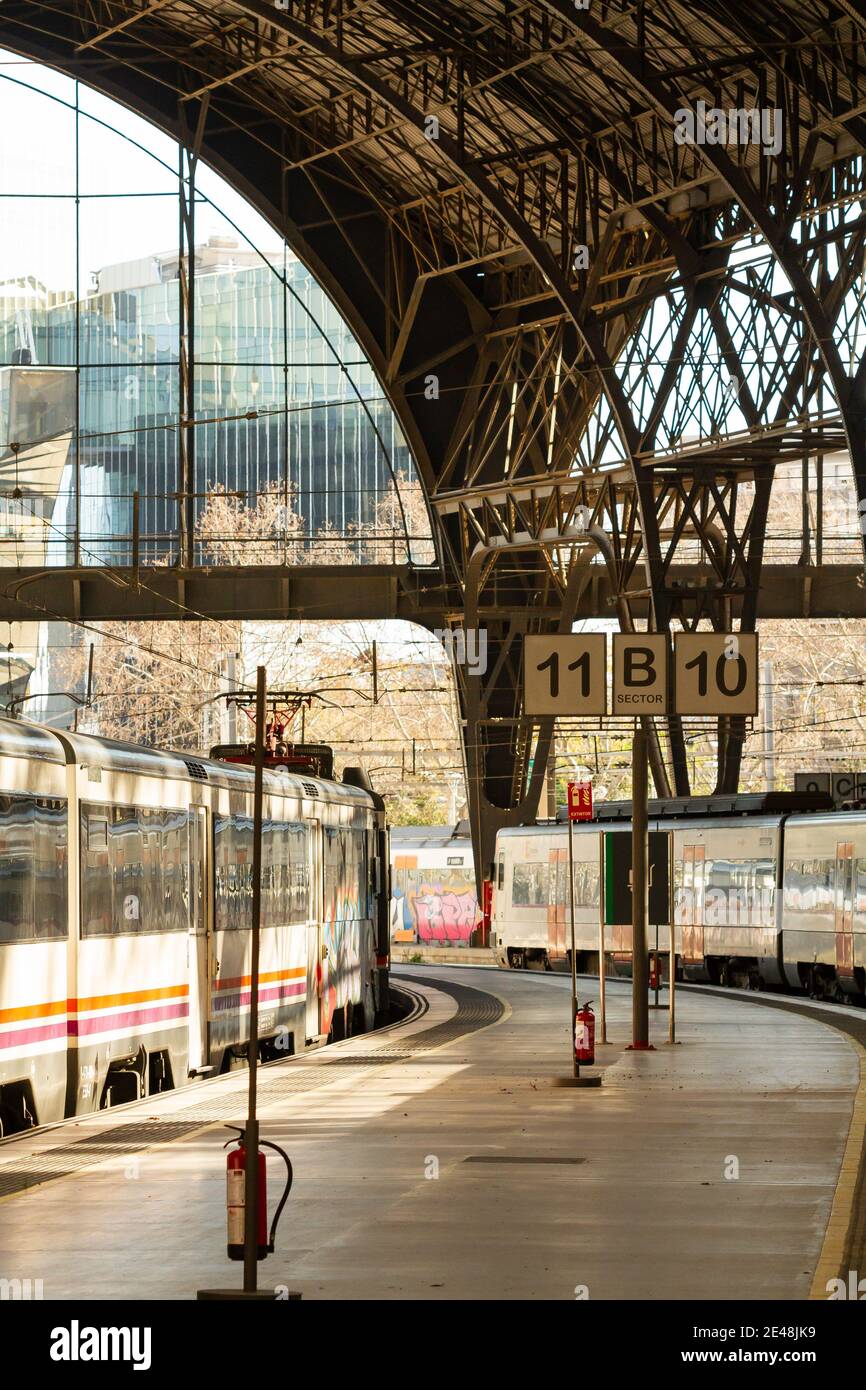 Vertical shot train parked hi-res stock photography and images - Alamy