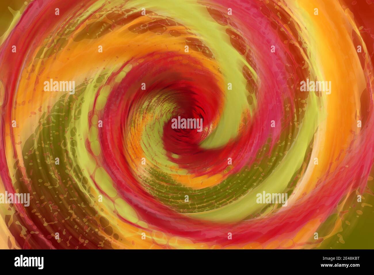 swirl of colored splash liquid with motion blur. 3d rendering Stock ...