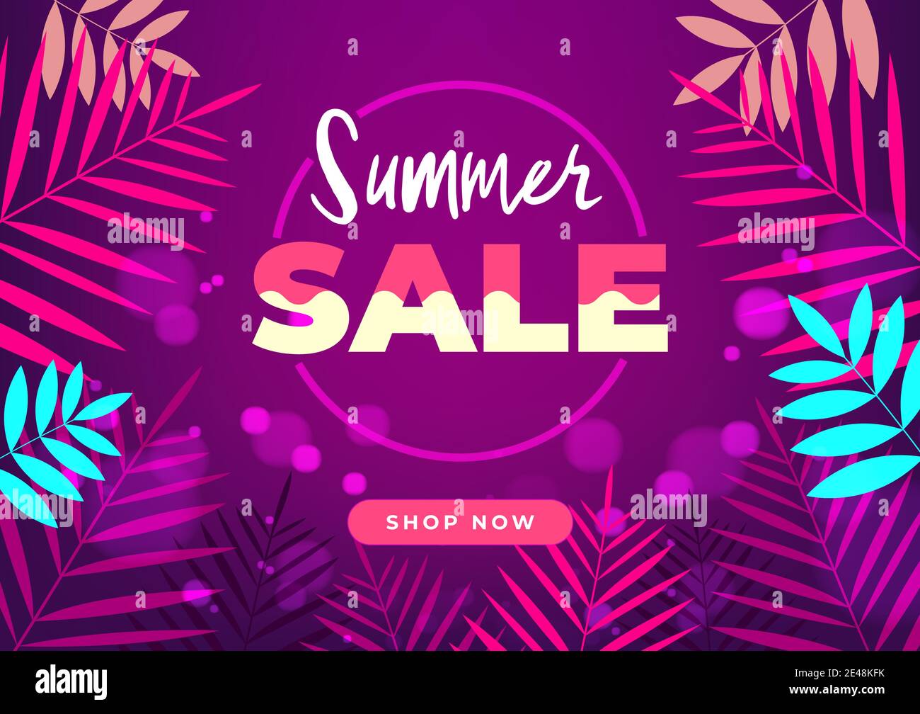 Gradient hello summer background Stock Vector Images - Alamy