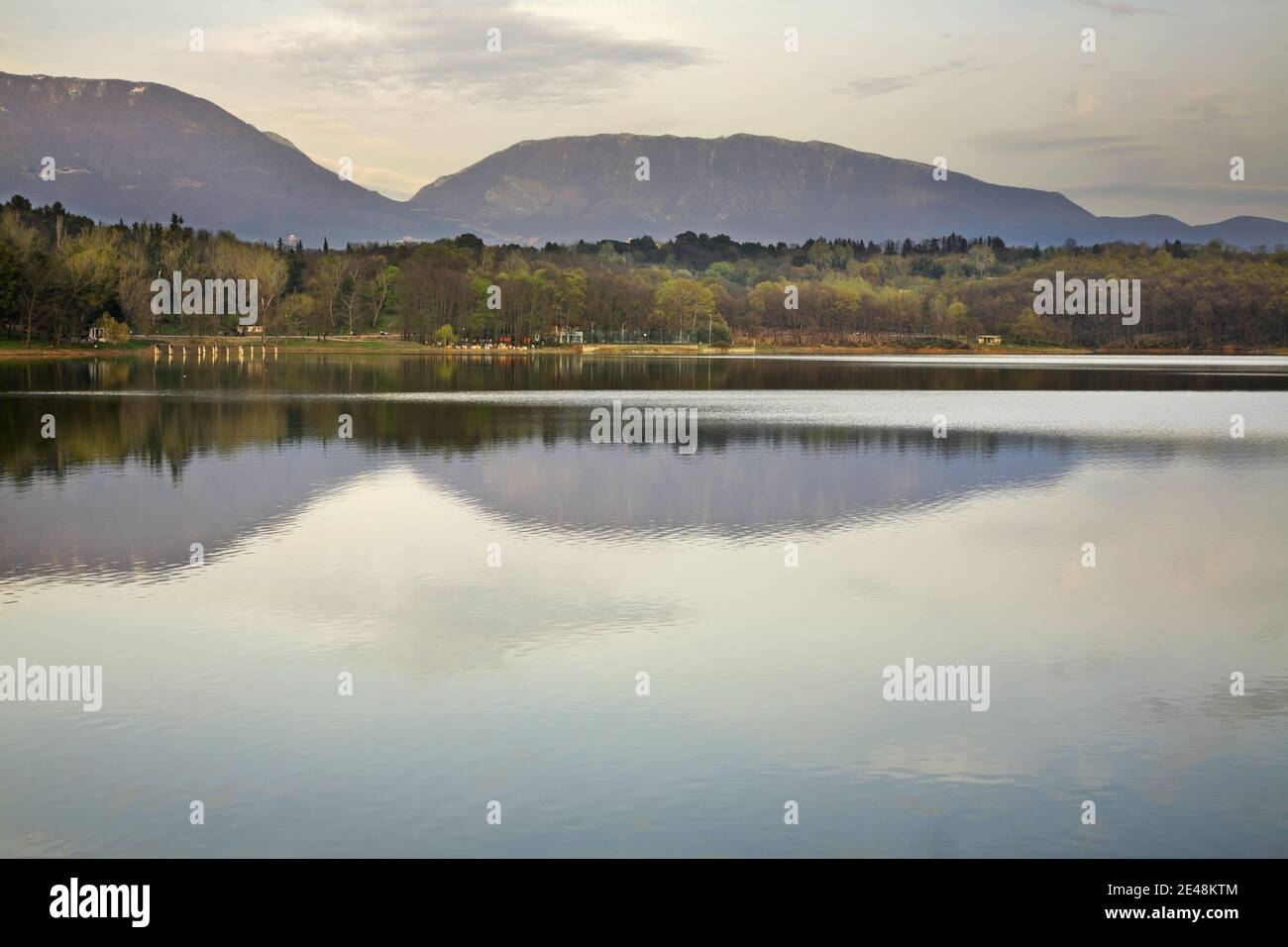 Artificial Lake in Tirana. Albania Stock Photo - Alamy
