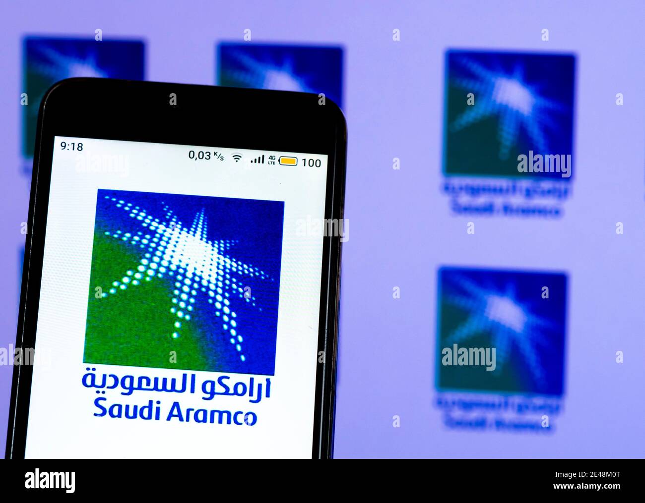 Saudi aramco sign hi-res stock photography and images - Alamy