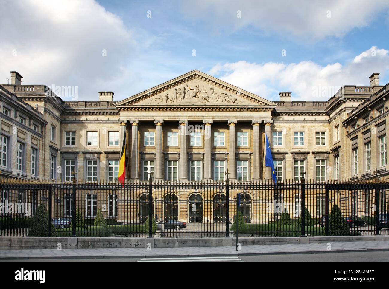 Belgian Federal Parliament in Brussels. Belgium Stock Photo - Alamy