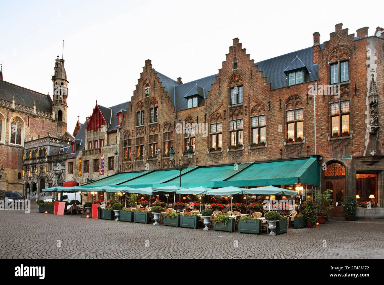 Markt - Market square in Bruges. Belgium Stock Photo - Alamy