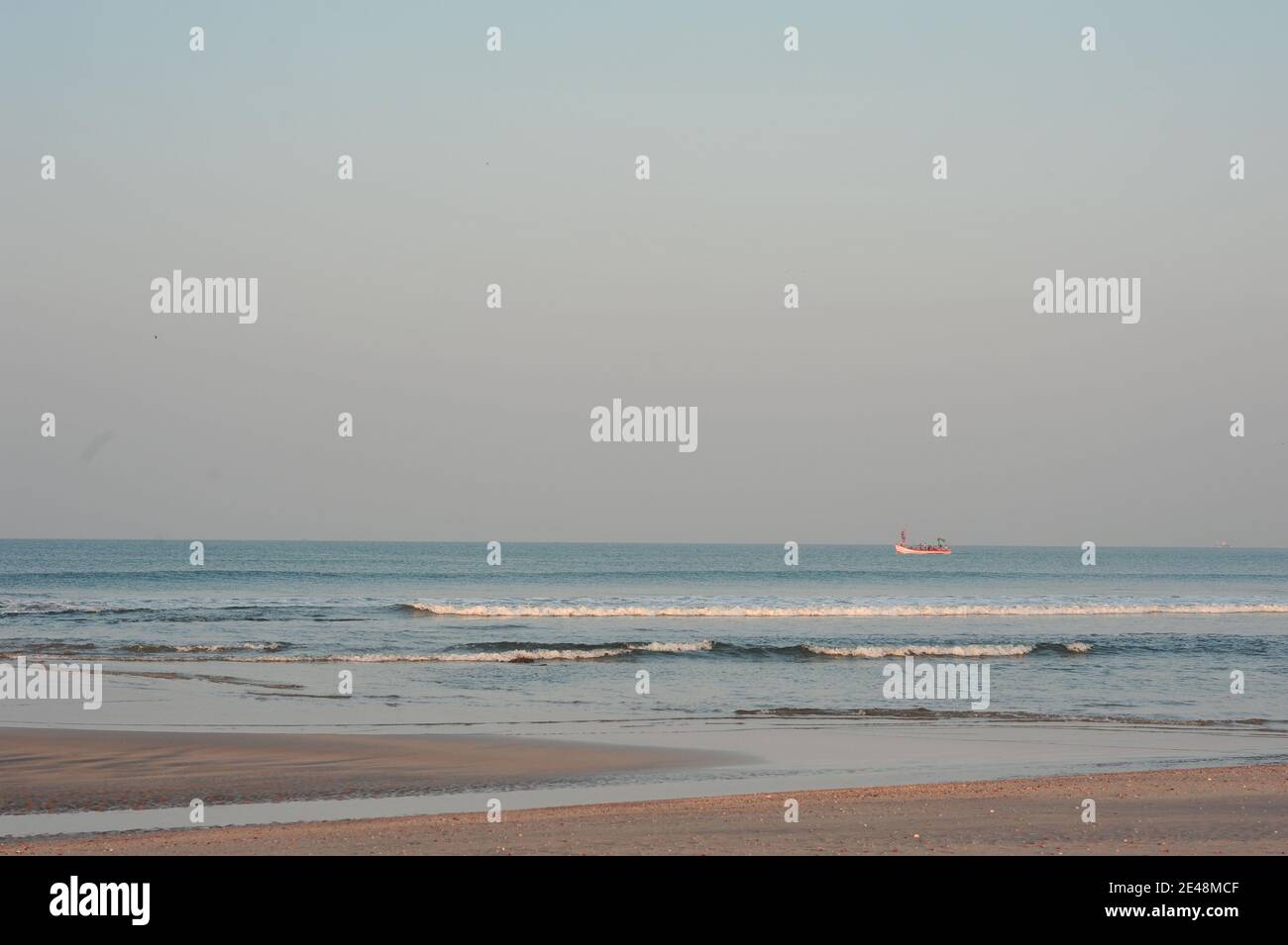 Beautiful shot of the Malgund beach in India Stock Photo - Alamy