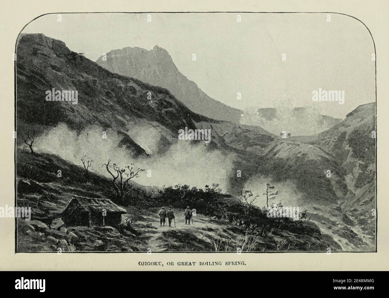 Ojigoku, or Great Boiling Spring [The hot springs of Beppu, Oita, Japan ...