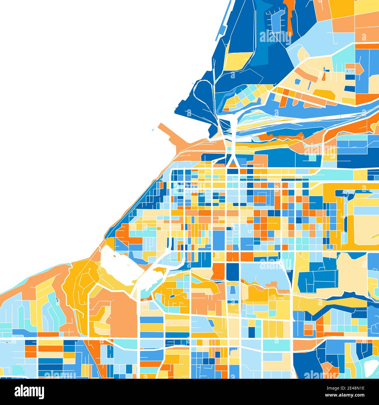 Anchorage map hi-res stock photography and images - Alamy