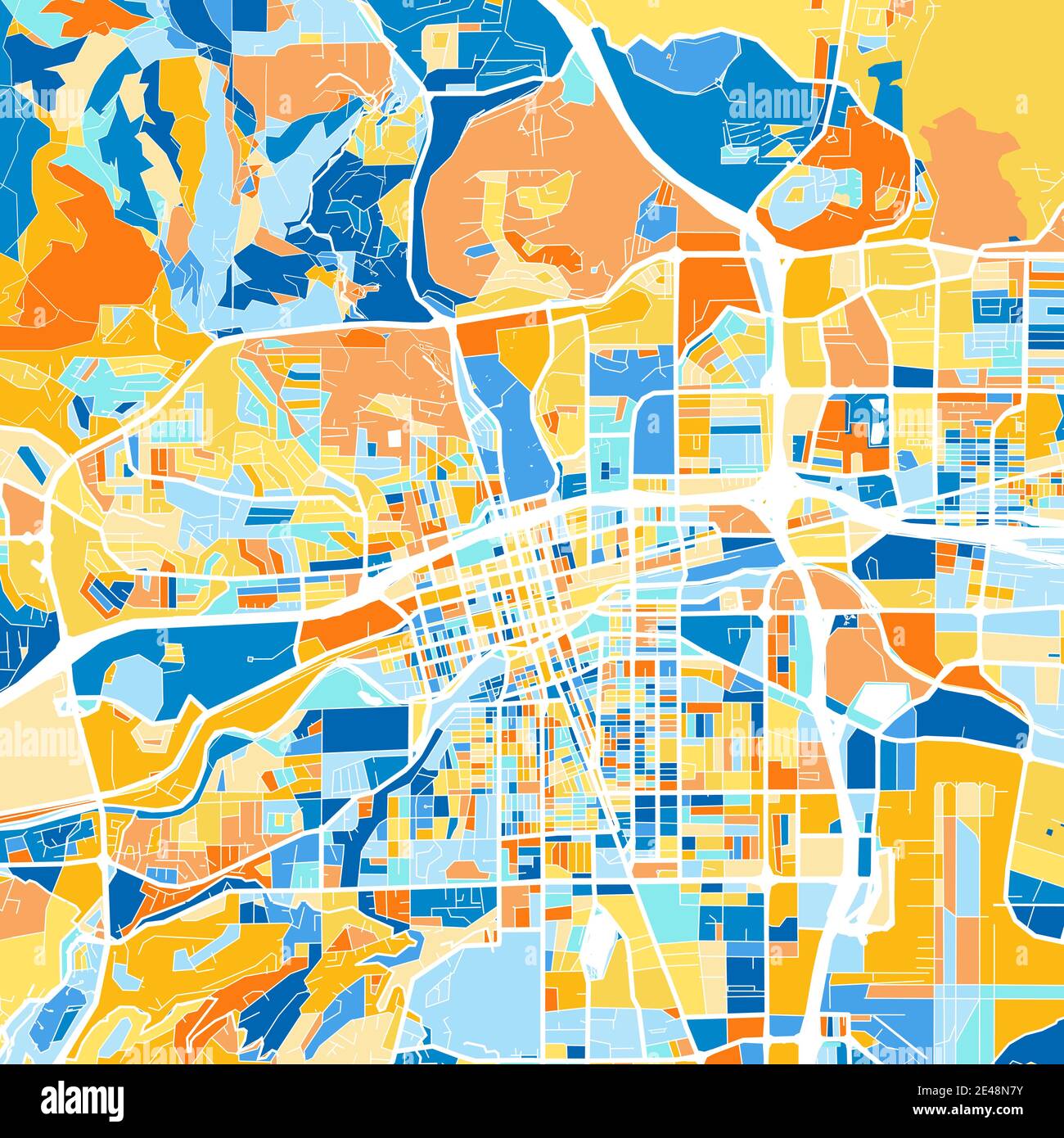 Map of reno hi-res stock photography and images - Alamy