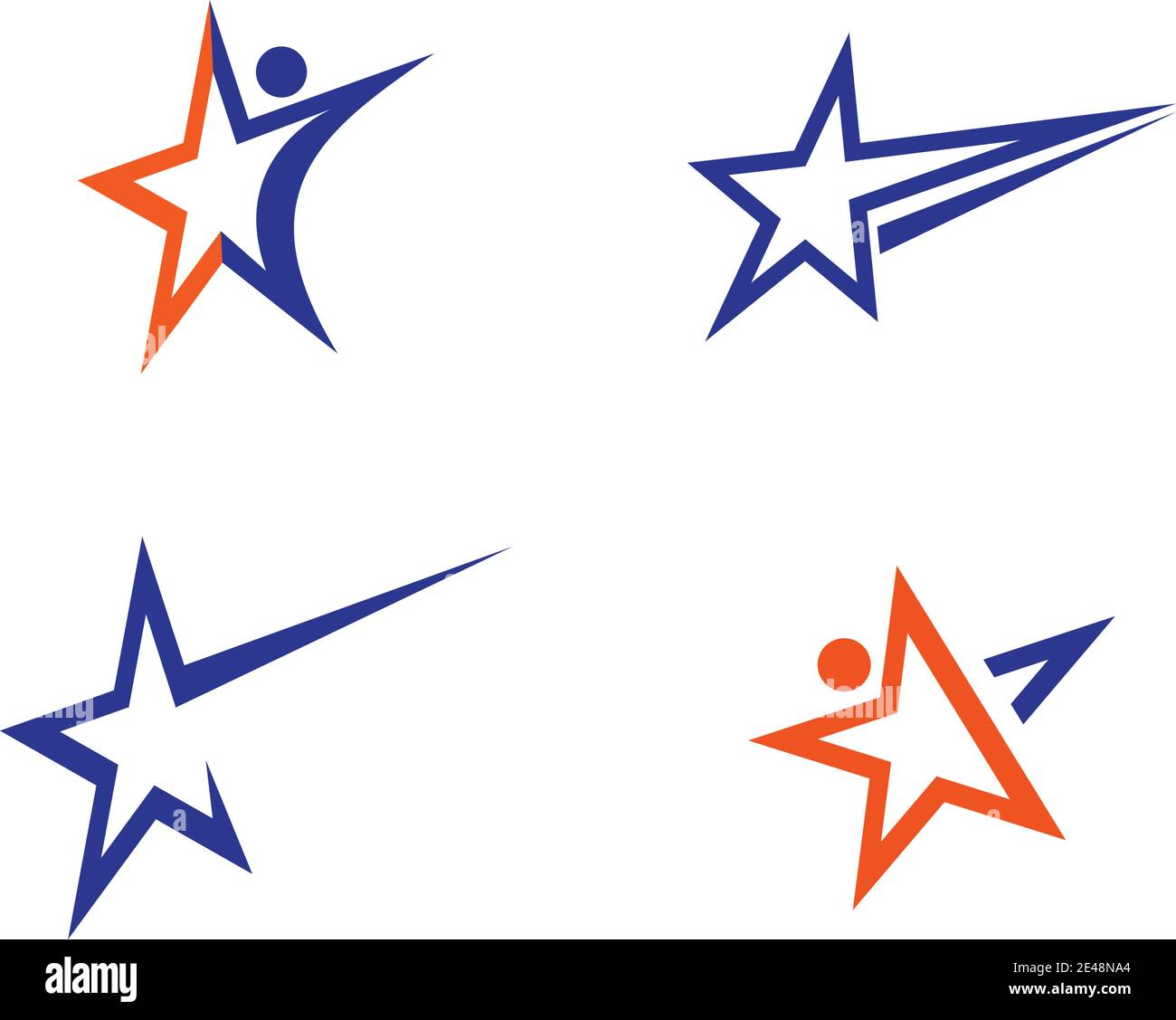 Star Logo Template vector icon illustration design Stock Vector Image ...