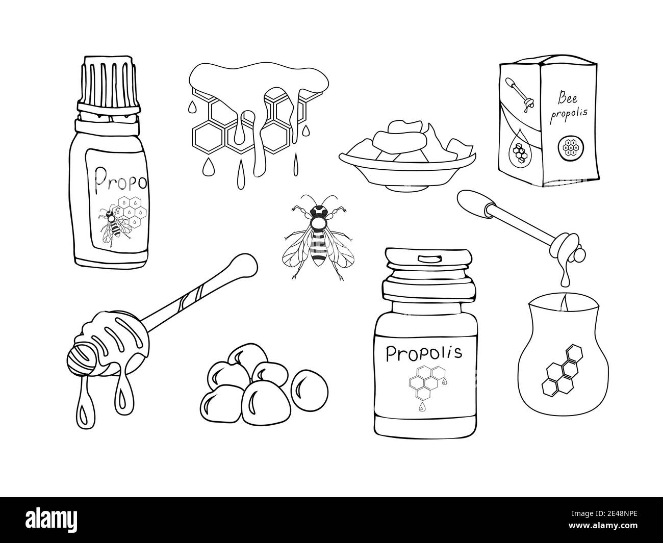 Propolis Black and White Stock Photos & Images - Alamy