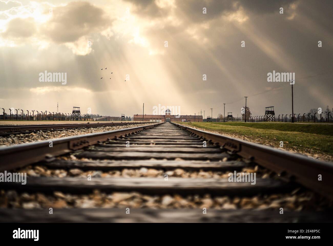 Auschwitz historic World War Two 2 concentration camp memorial museum ...