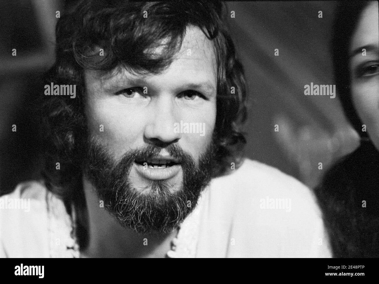 Kris Kristofferson at a photoshoot in Vancouver, Canada in 1972. (Photo ...