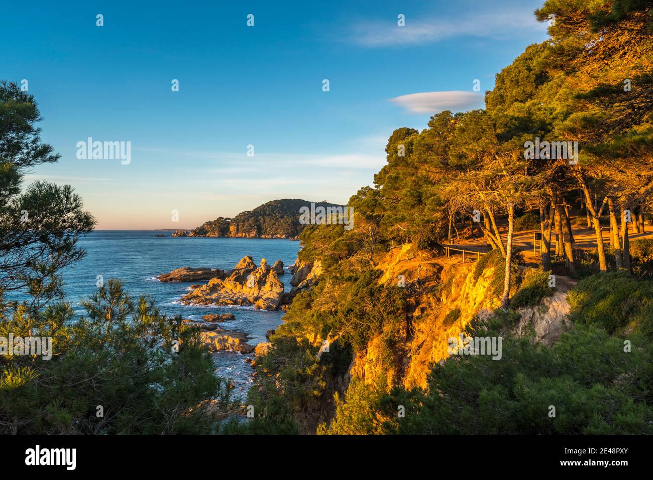 ILLA DE BOT PUNTA DE S’AGULLA LLORET DE MAR COSTA BRAVA CATALONIA SPAIN ...