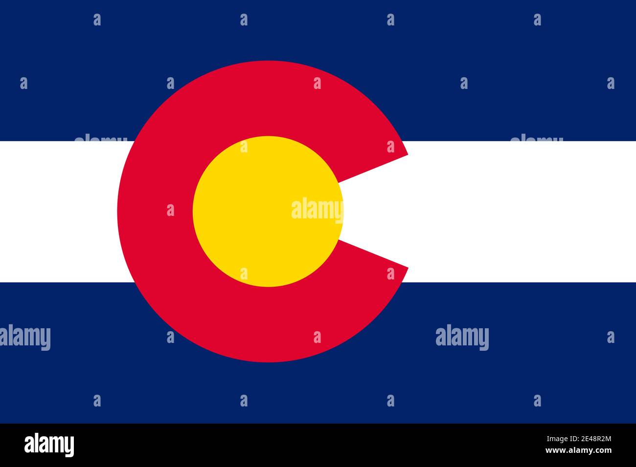 Coloradan flag Stock Vector Images - Alamy