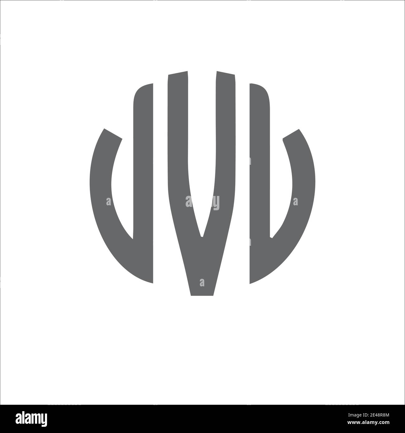 Set of letter circle monogram Stock Vector Image & Art - Alamy