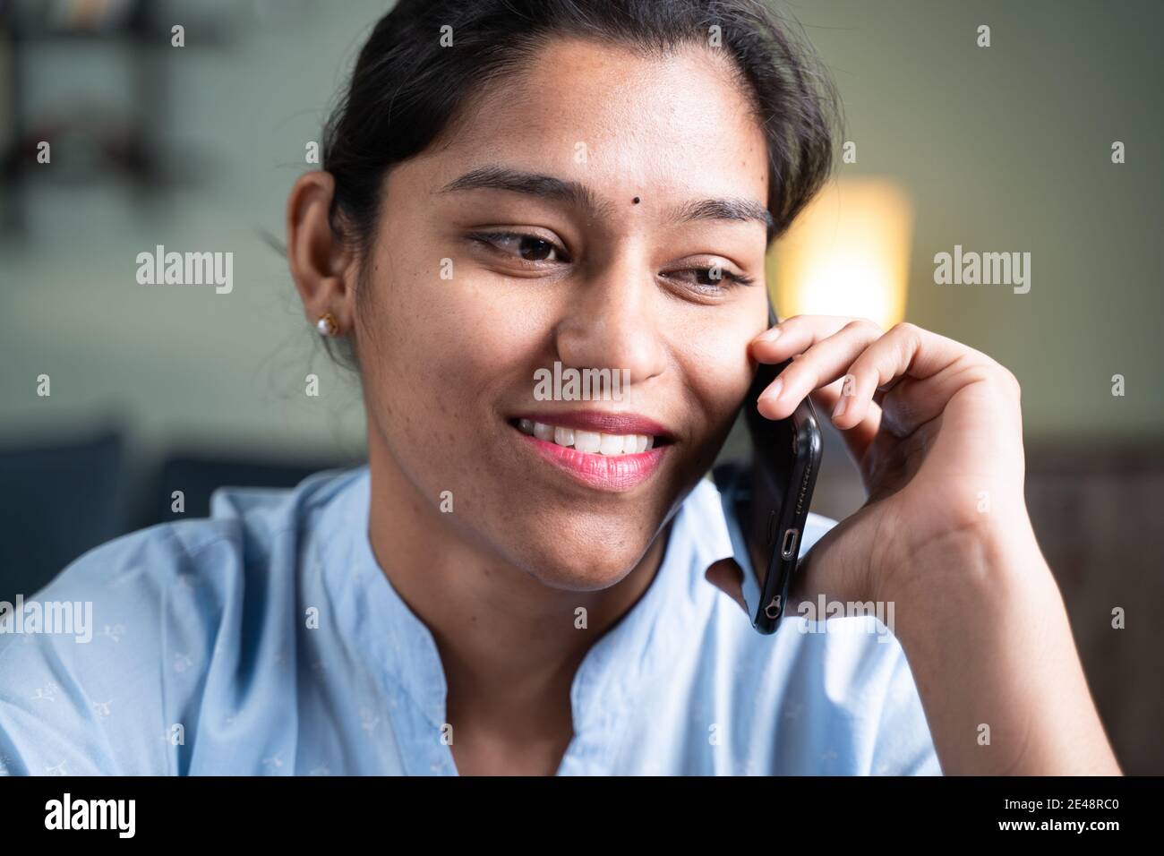 Happy indian girl with spectacles hi-res stock photography and images ...