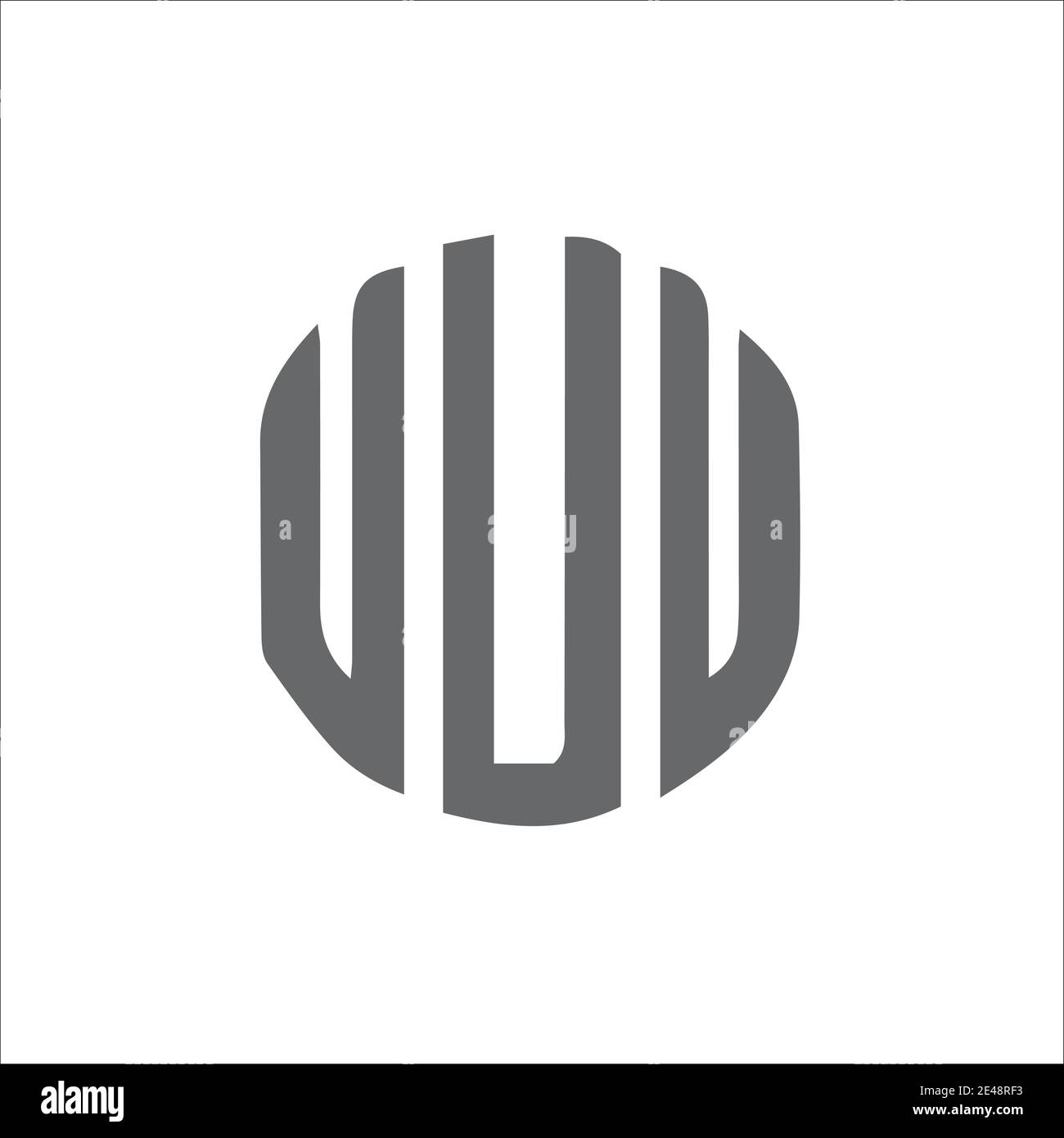 Set of letter circle monogram Stock Vector Image & Art - Alamy