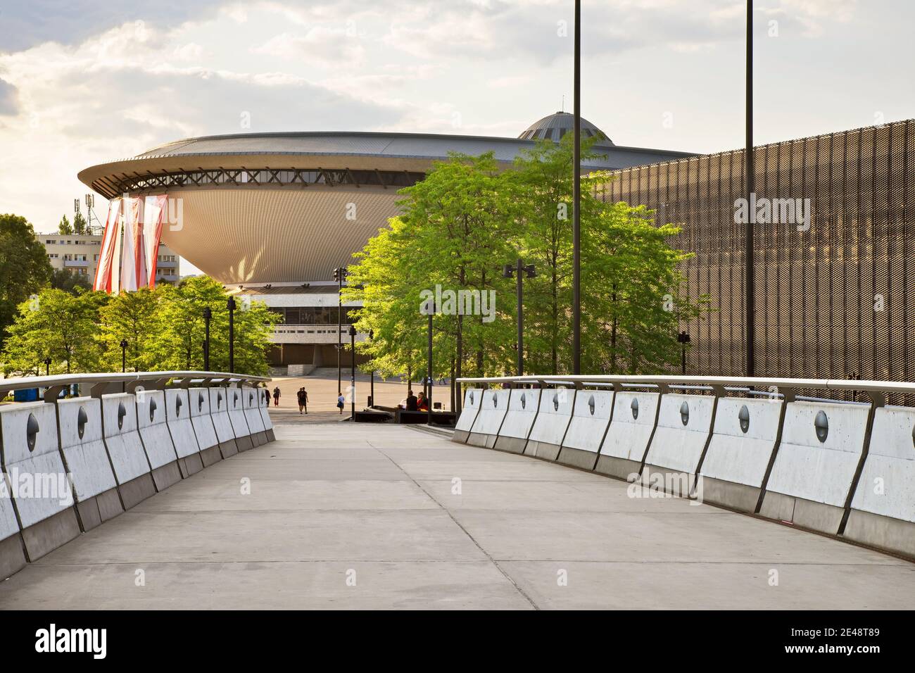Spodek arena complex and International congress center in Katowice ...
