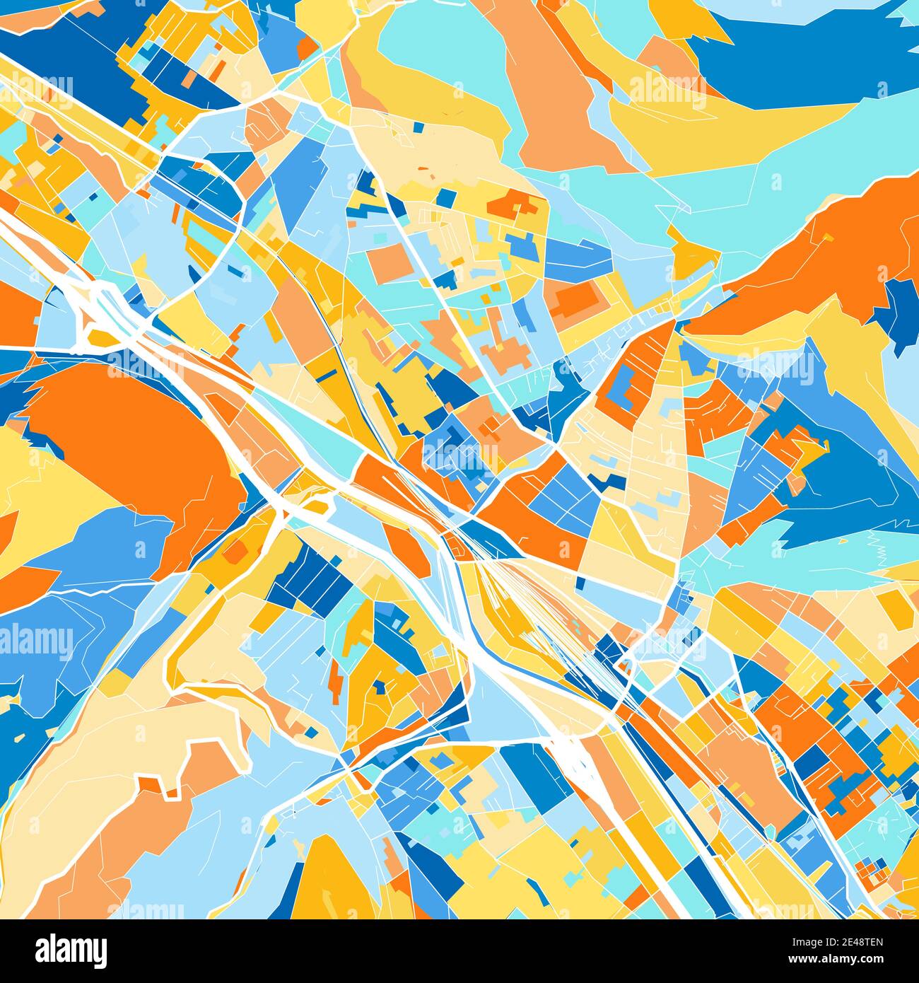 Bludenz map Stock Vector Images - Alamy