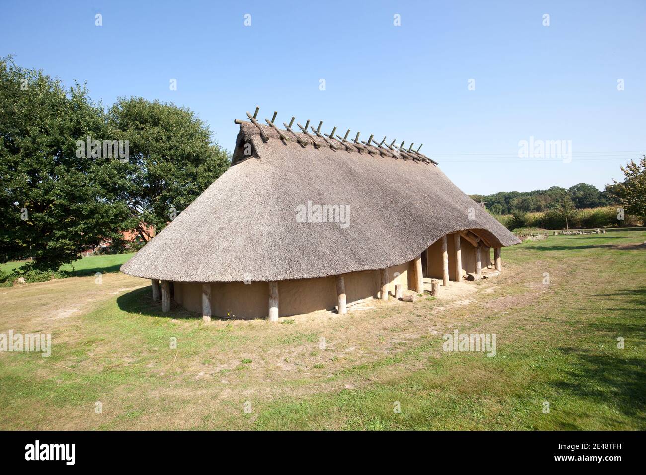 Ice Age House near Venne, Osnabrücker Land Stock Photo - Alamy