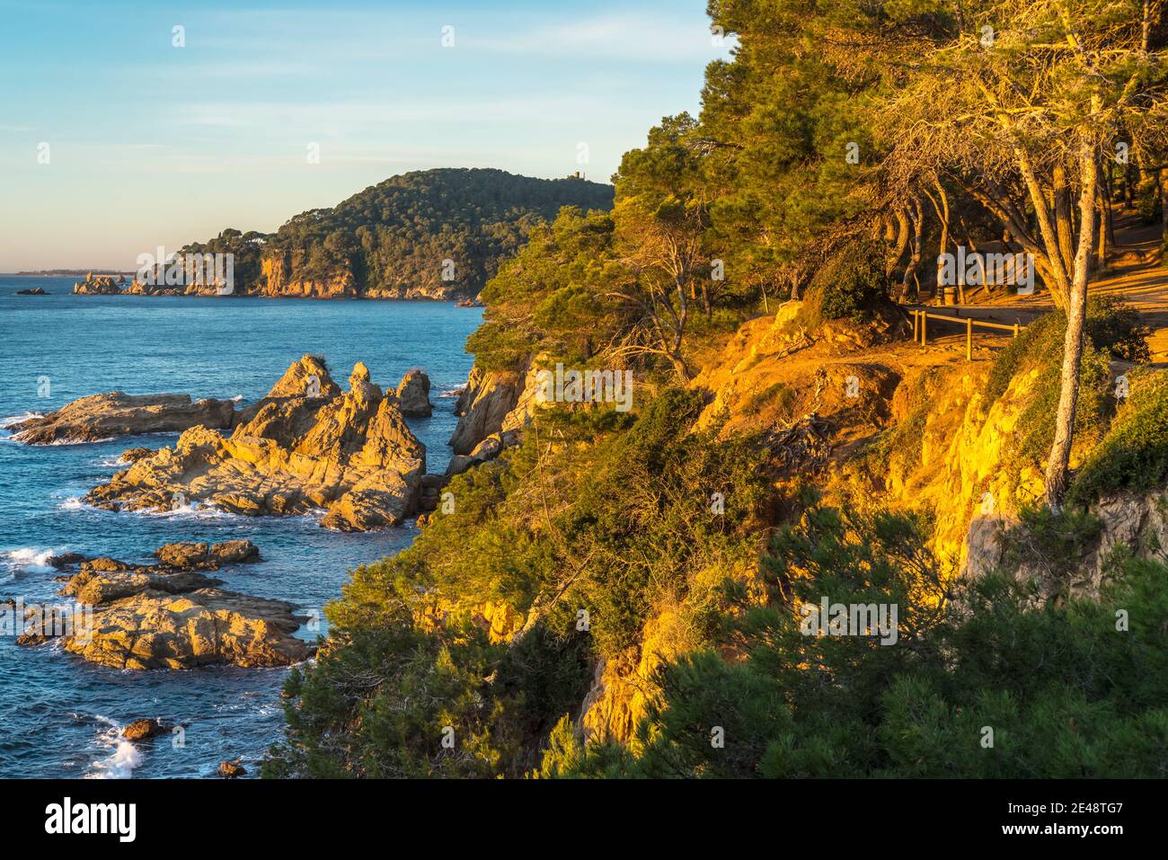 ILLA DE BOT PUNTA DE S’AGULLA LLORET DE MAR COSTA BRAVA CATALONIA SPAIN ...