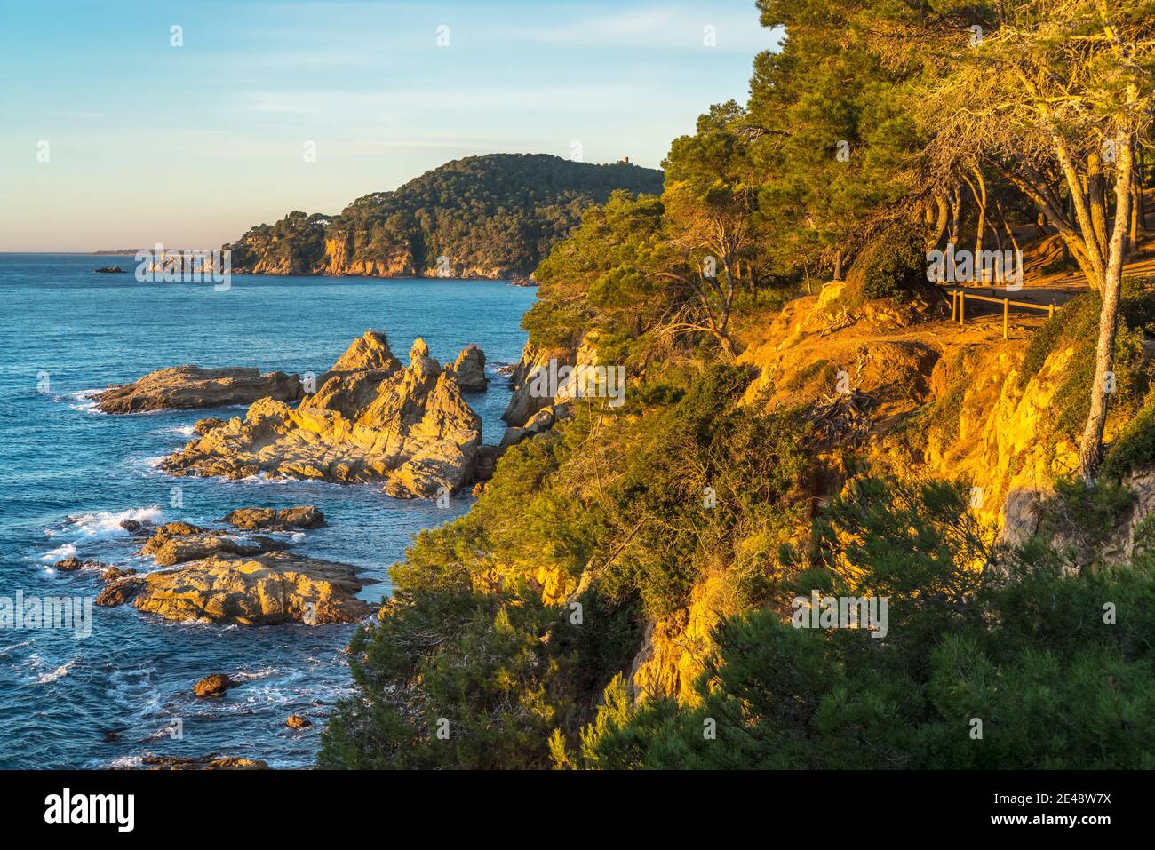 ILLA DE BOT PUNTA DE S’AGULLA LLORET DE MAR COSTA BRAVA CATALONIA SPAIN ...