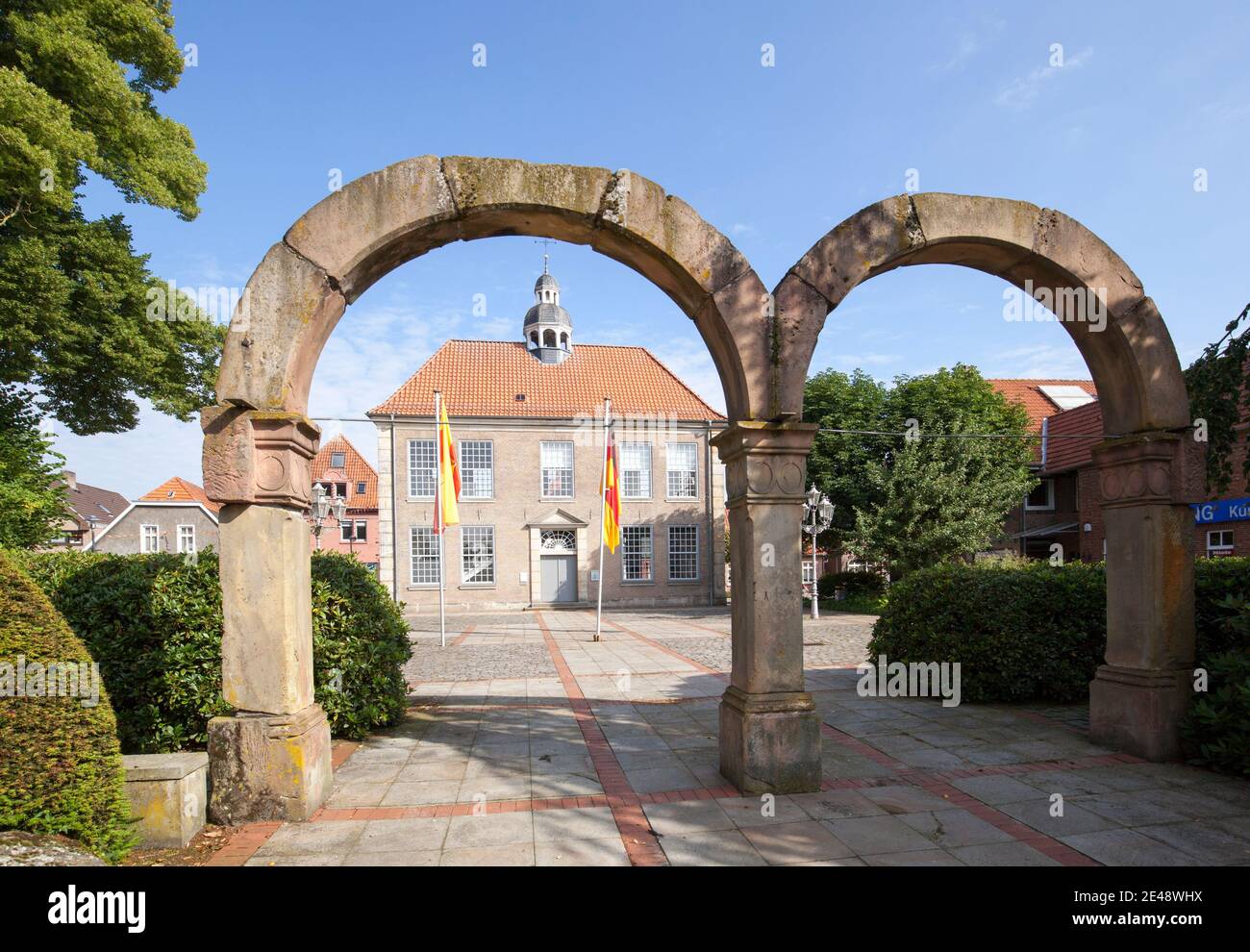 Historic town hall, Neuenhaus, Grafschaft Bentheim Stock Photo - Alamy