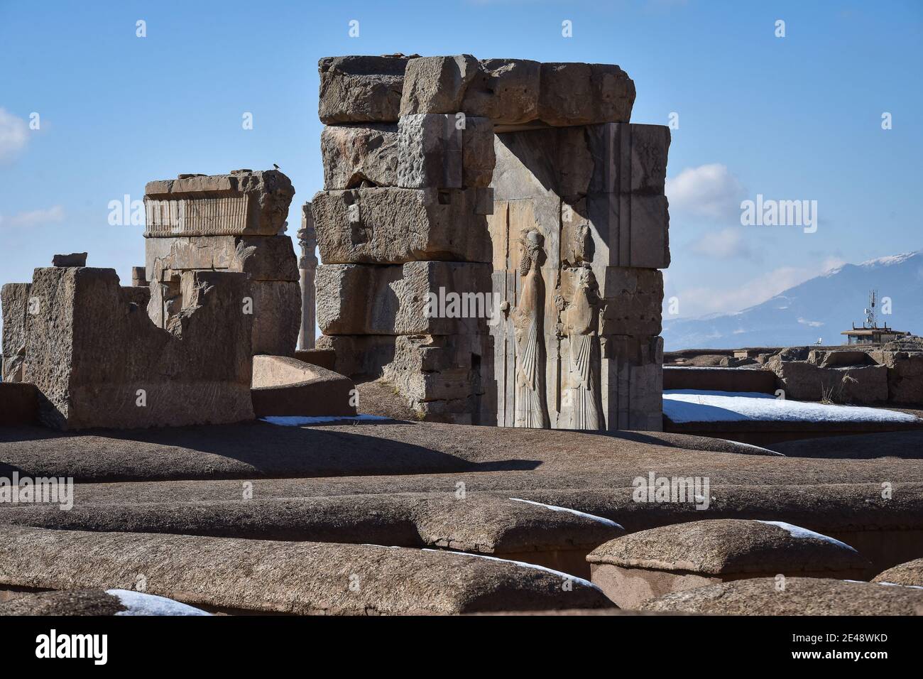 Iran, Persepolis archeological site. Ruins of Persepolis Stock Photo ...