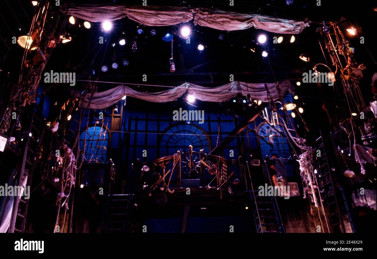 set for the ship in MOBY DICK at the Piccadilly Theatre, London W1 17 ...