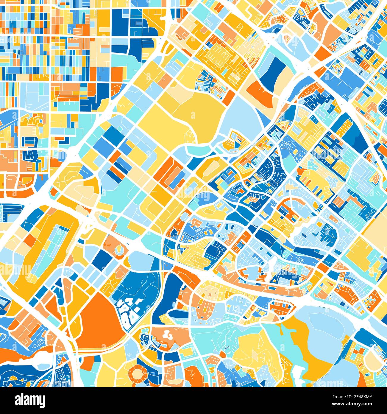 Irvine map Stock Vector Images - Alamy