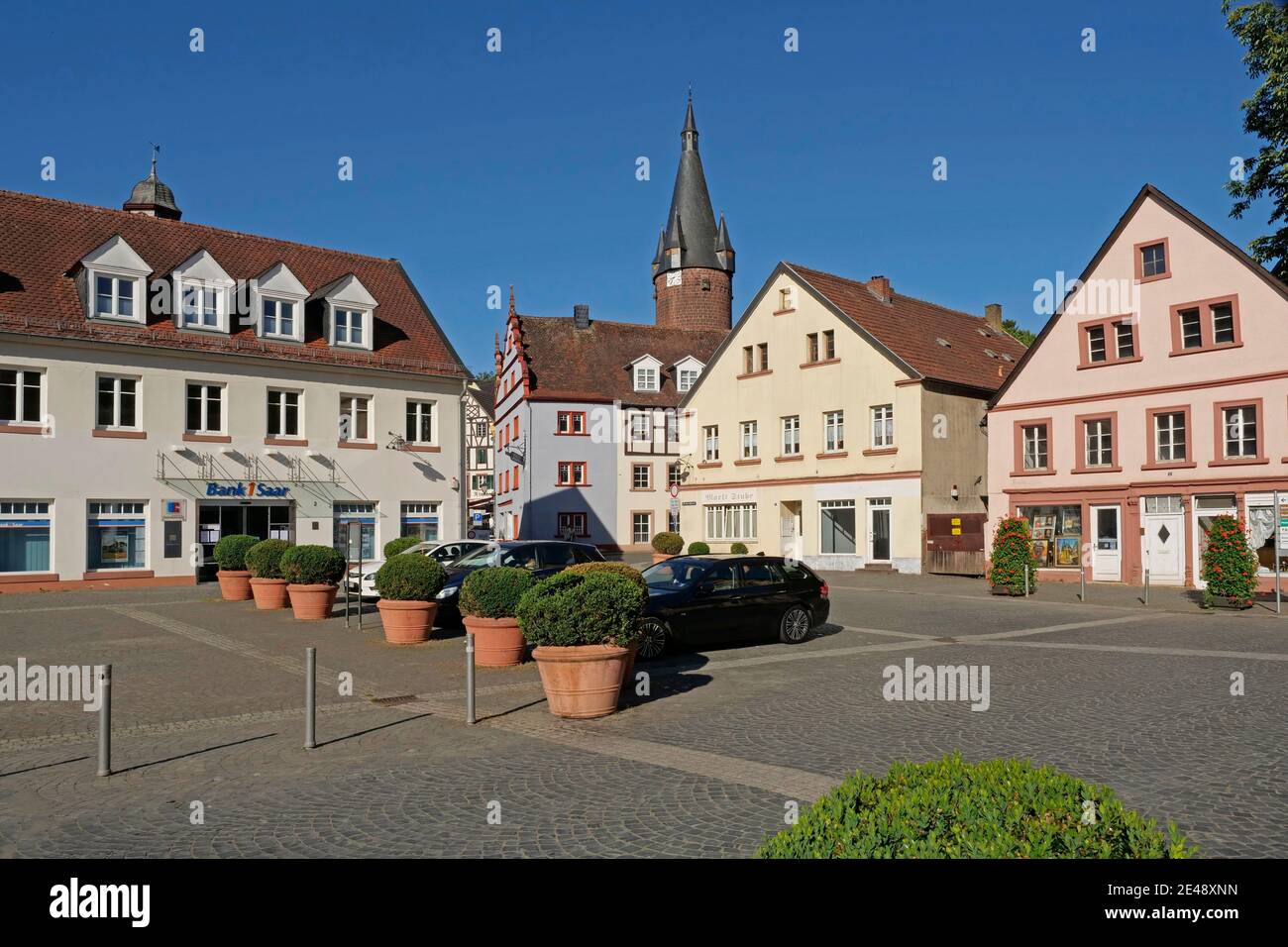 Old town of Ottweiler, Saarland, Germany Stock Photo - Alamy