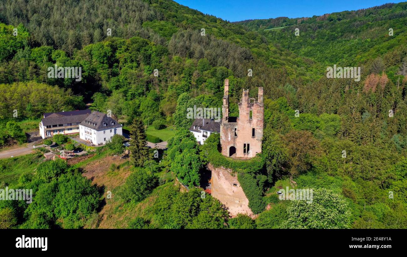 Ramstein Castle in the Kylltal near Kordel, Eifel, Rhineland-Palatinate, Germany Stock Photo - Alamy
