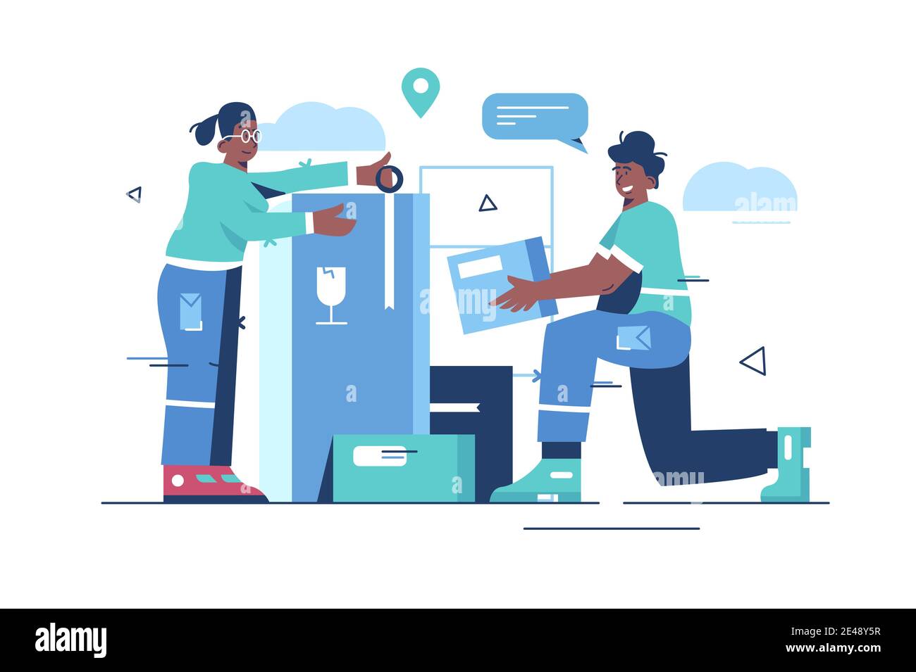 Process of product packaging Stock Vector Image & Art - Alamy