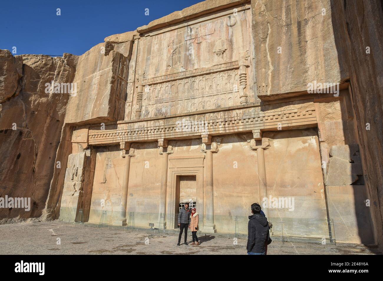 Iran, Persepolis archeological site. Ruins of Persepolis Stock Photo ...