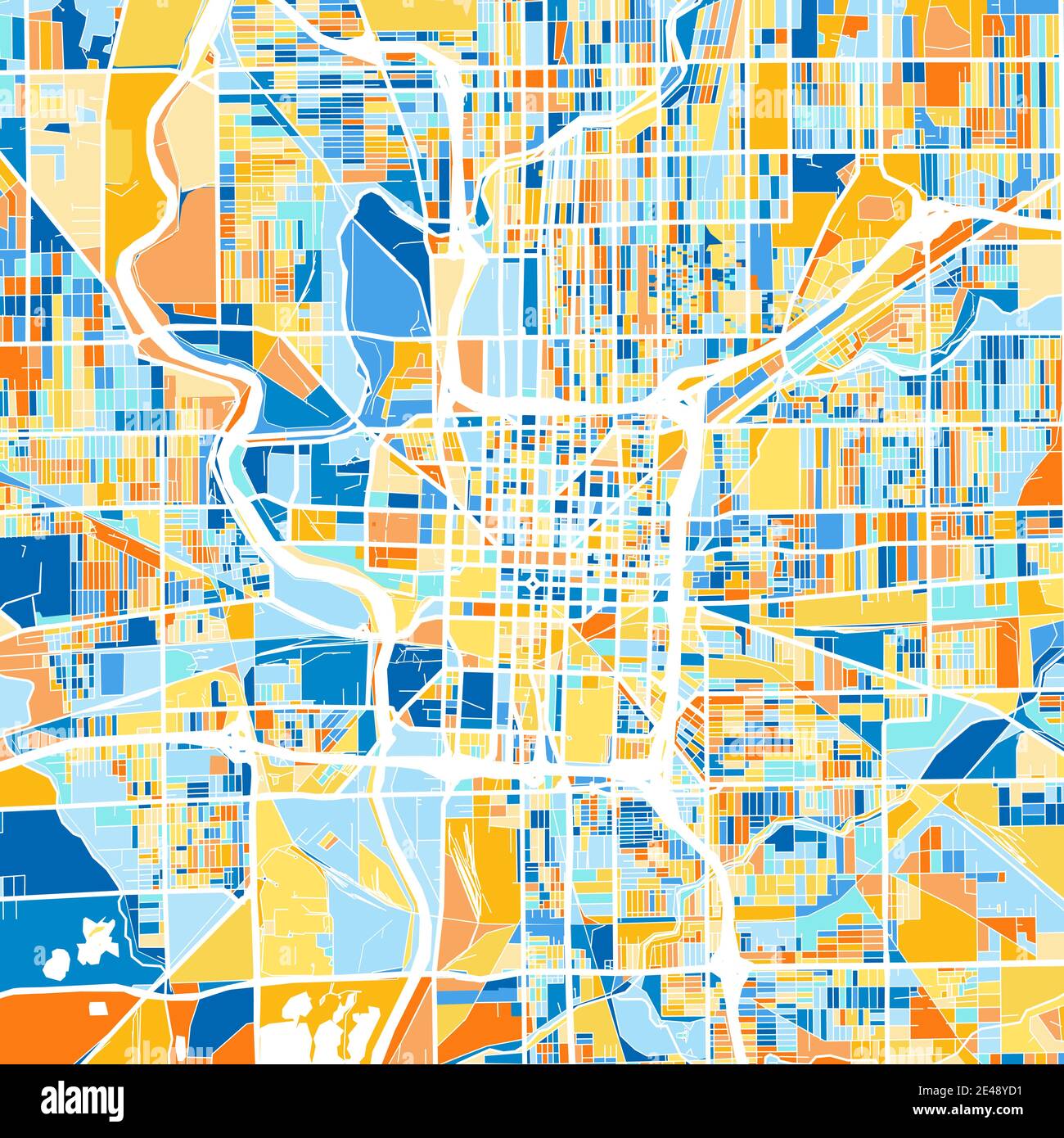 Indianapolis street Stock Vector Images - Alamy