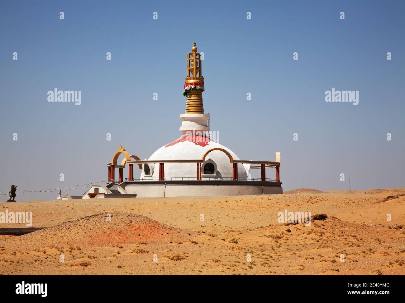 Khamar Khiid Monastery in Gobi desert near Sainshand. Mongolia Stock ...