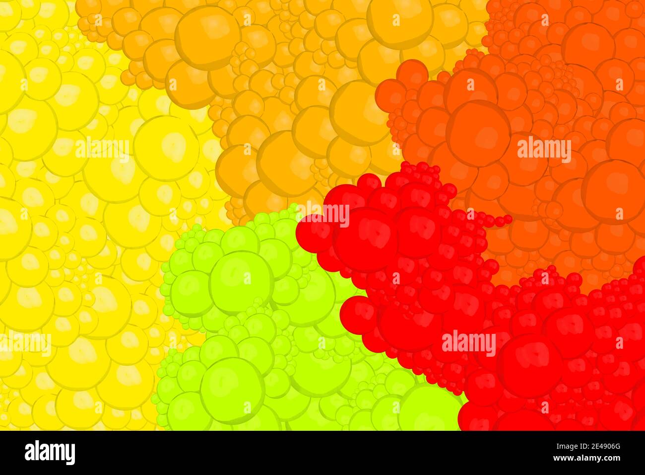 colorful bubbles as background, drawn Stock Photo - Alamy