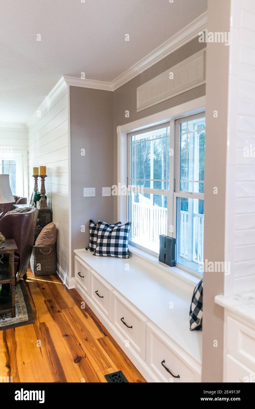 Window Seat From Stock Cabinet