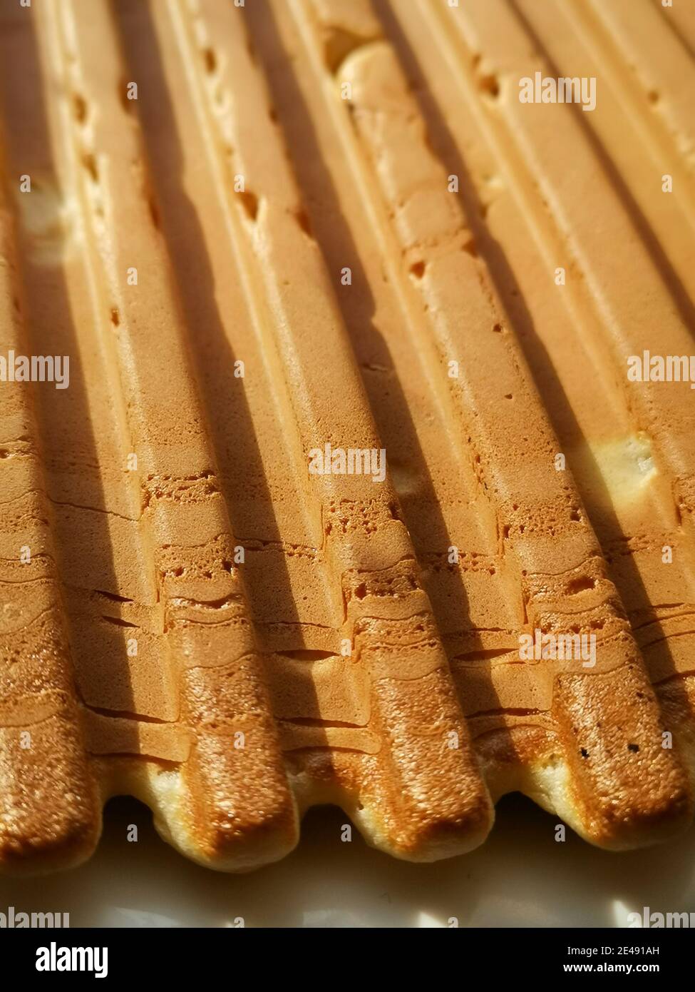 Vertical shot of appetizing homemade waffles Stock Photo - Alamy