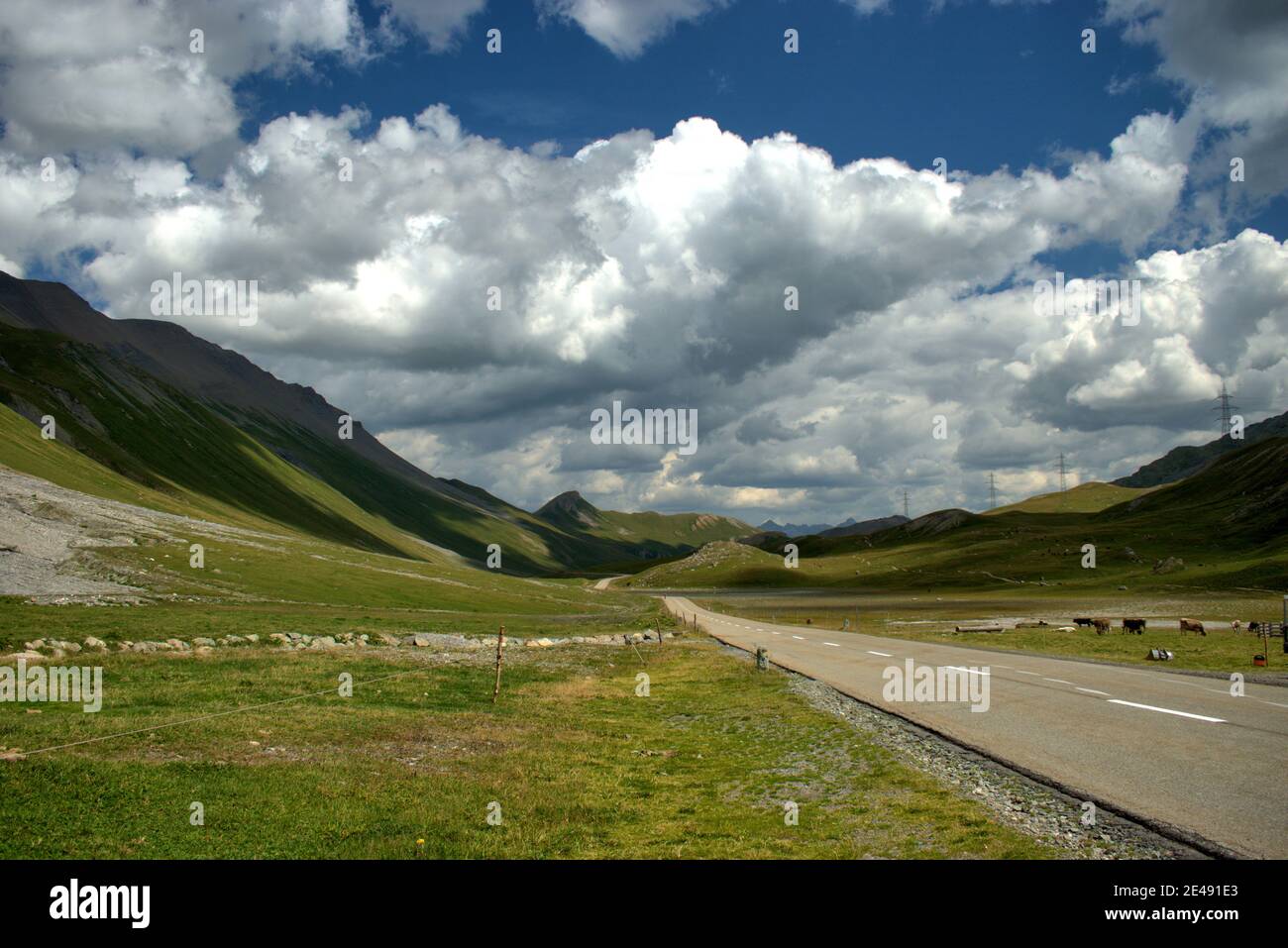 Amazing mountain panorama at the Albulapass in Switzerland 12.8.2020 ...