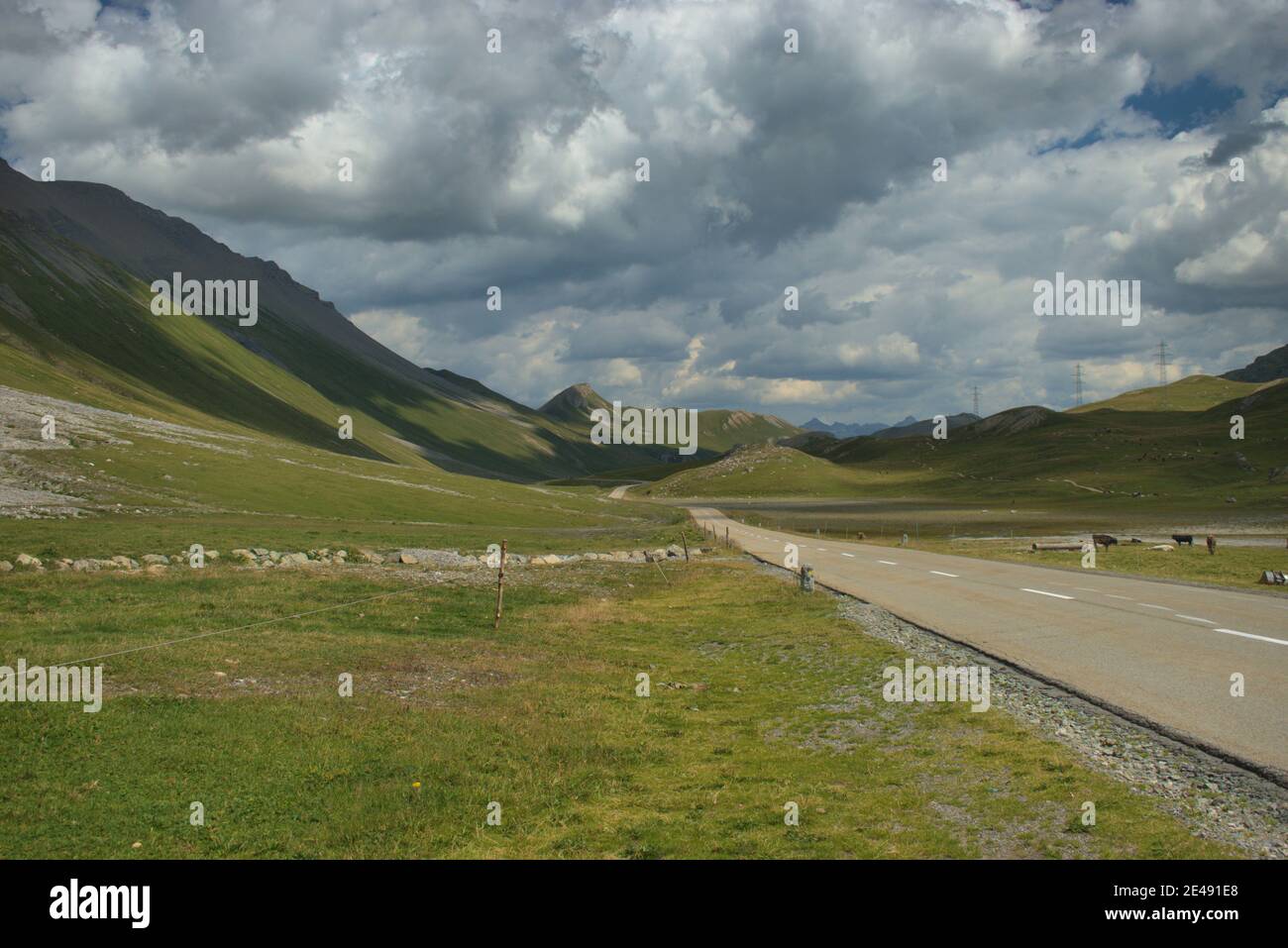 Amazing mountain panorama at the Albulapass in Switzerland 12.8.2020 ...
