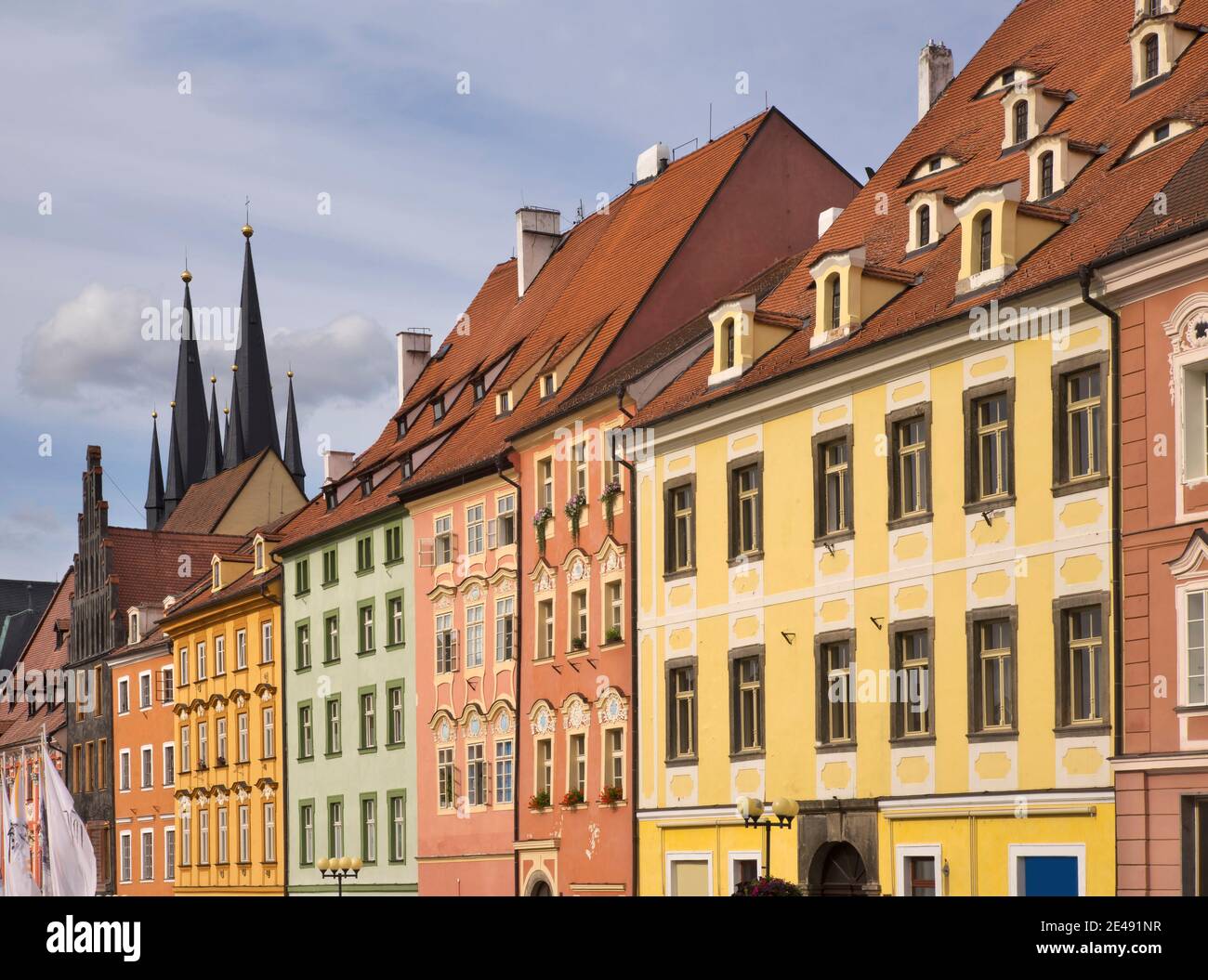 Square of King George of Podebrady – Market square in Cheb. Czech ...