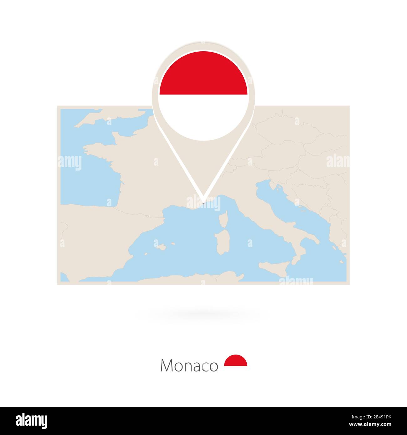 Map of monaco Stock Vector Images - Alamy