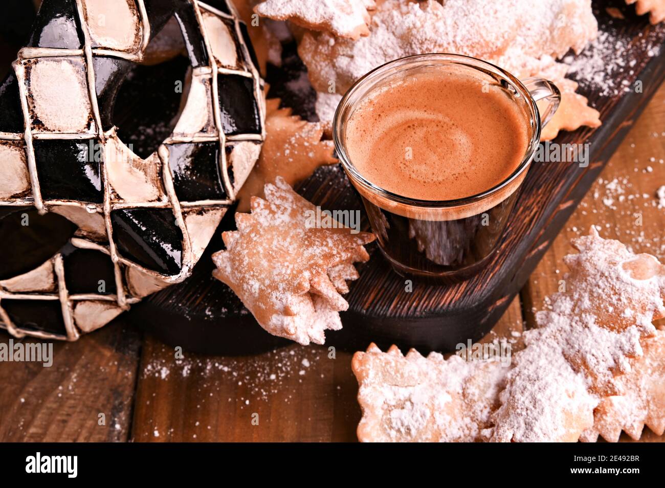 Carnival food typical mask sfrappole hi-res stock photography and ...