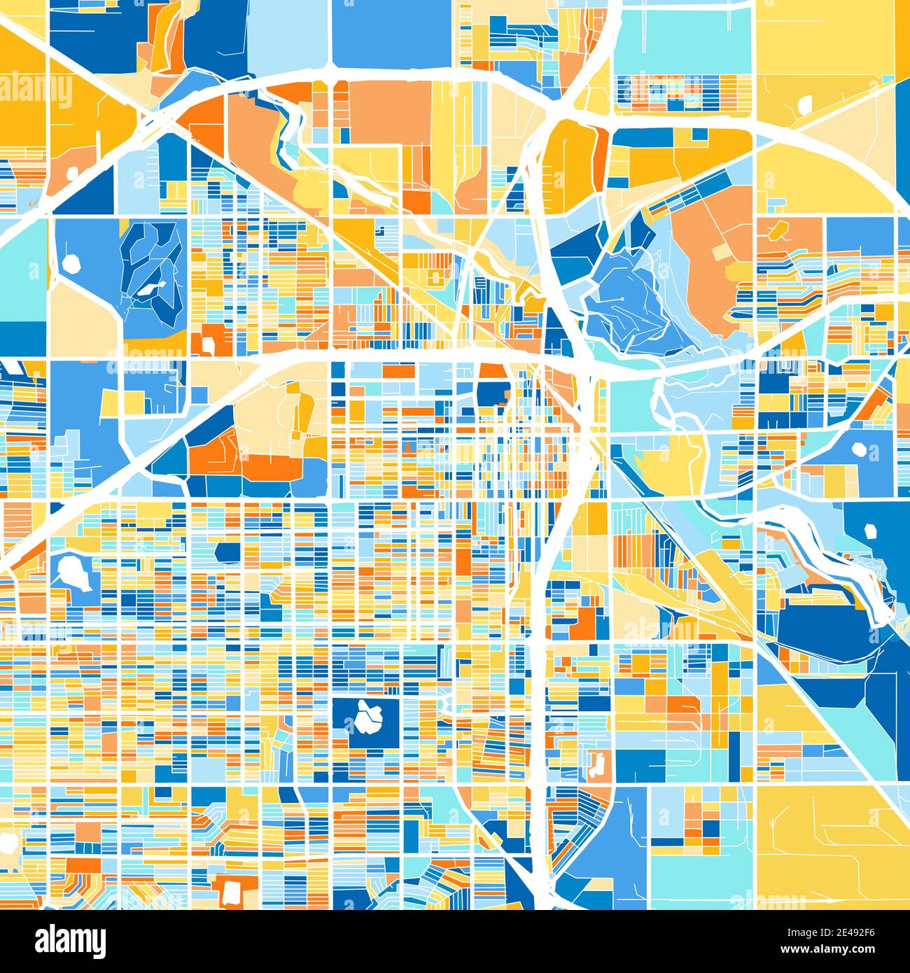 Lubbock map hi-res stock photography and images - Alamy
